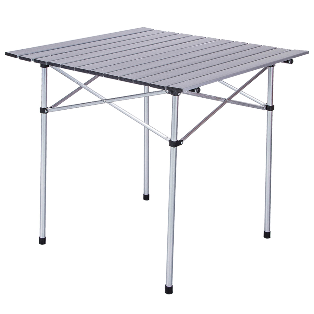 Camping Folding Table Aluminum Alloy BBQ Desk Computer Bed Portable ...
