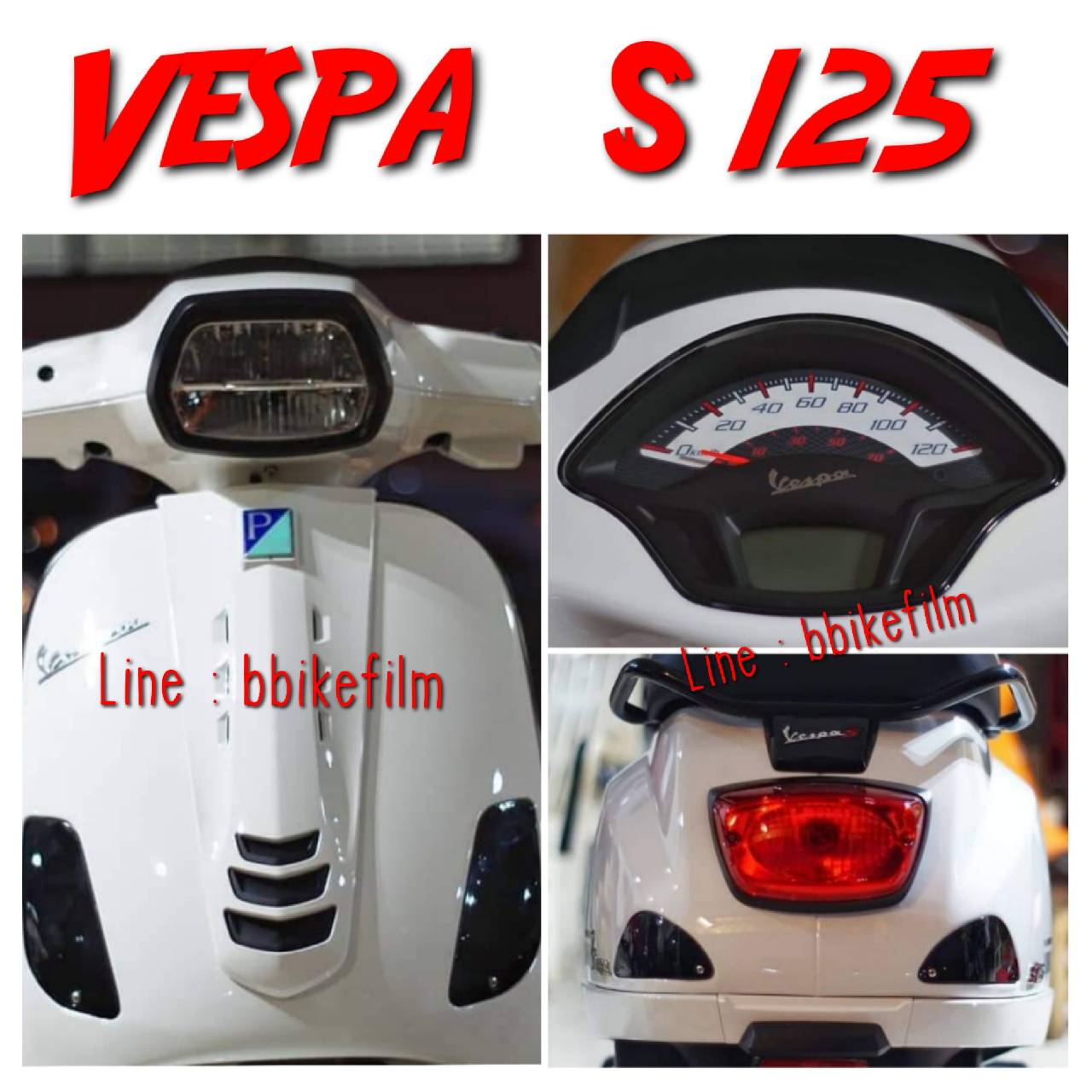Vespa S125 i-get ไมล์ /ไฟหน้า/ไฟเลี้ยว | Lazada.co.th