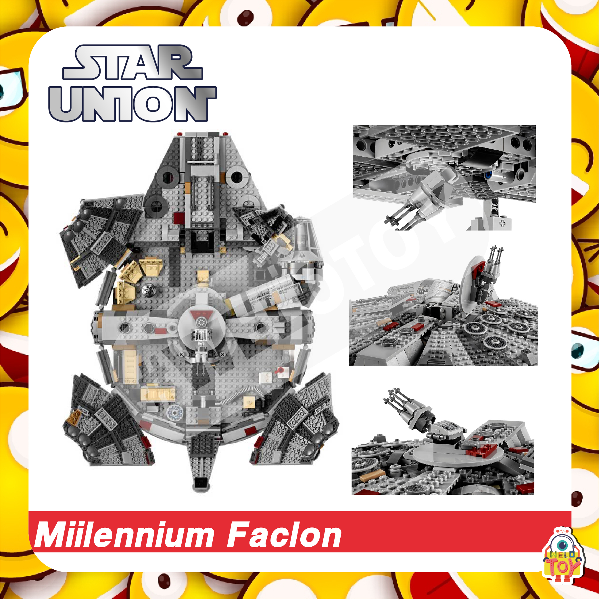 ตัวต่อ 19020 ยานสตาร์วอร์ฟาร์คอน Milennium Falcon จำนวน 1381 ชิ้น ...