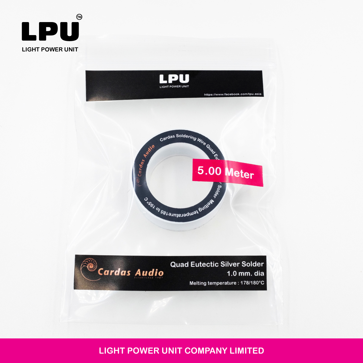 ตะกั่ว Cardas Audio Quad Eutectic Solder ขนาด 0.8มม.ของแท้จาก อเมริกา ...