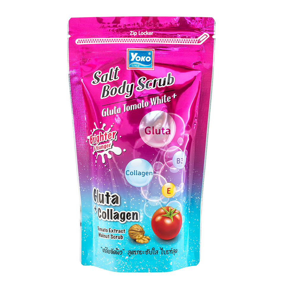 เกลือสปาขัดผิว โยโกะ ซอลท์ บอดี้ สครับ สปา Yoko Salt Body Scrub Spa ...