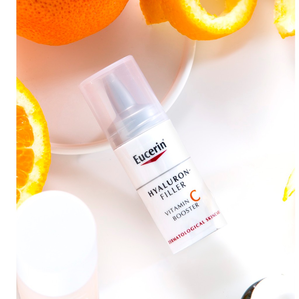 Eucerin Hyaluron Filler Vitamin C Booster 8ml. ยูเซอริน ไฮยาลูรอน ฟิลเลอร์ วิตามิน ซี บูสเตอร์ 8 ...