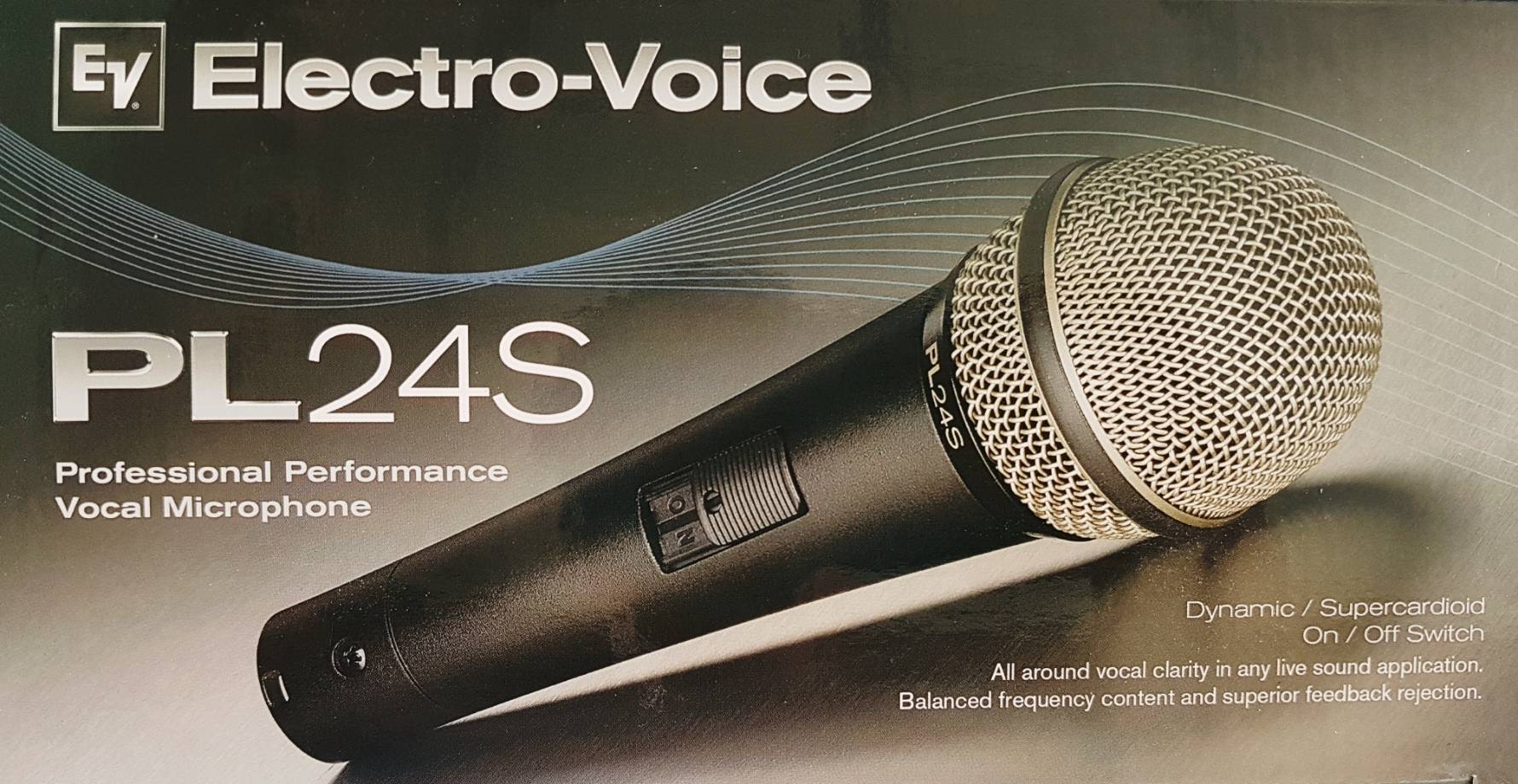 Electro-Voice EV PL24S ไมโครโฟน แบบมีสาย Dynamic Vocal Microphone/SW ...
