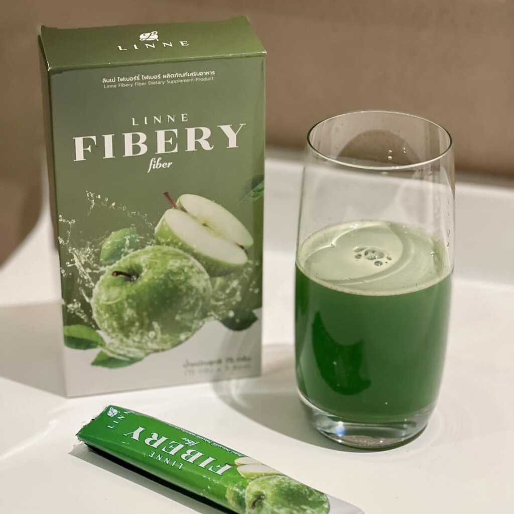 ราคาต่อกล่อง ลินเน่ไฟเบอร์ LINNE FIBERY FIBER 1 กล่อง 5 ซอง | Lazada.co.th