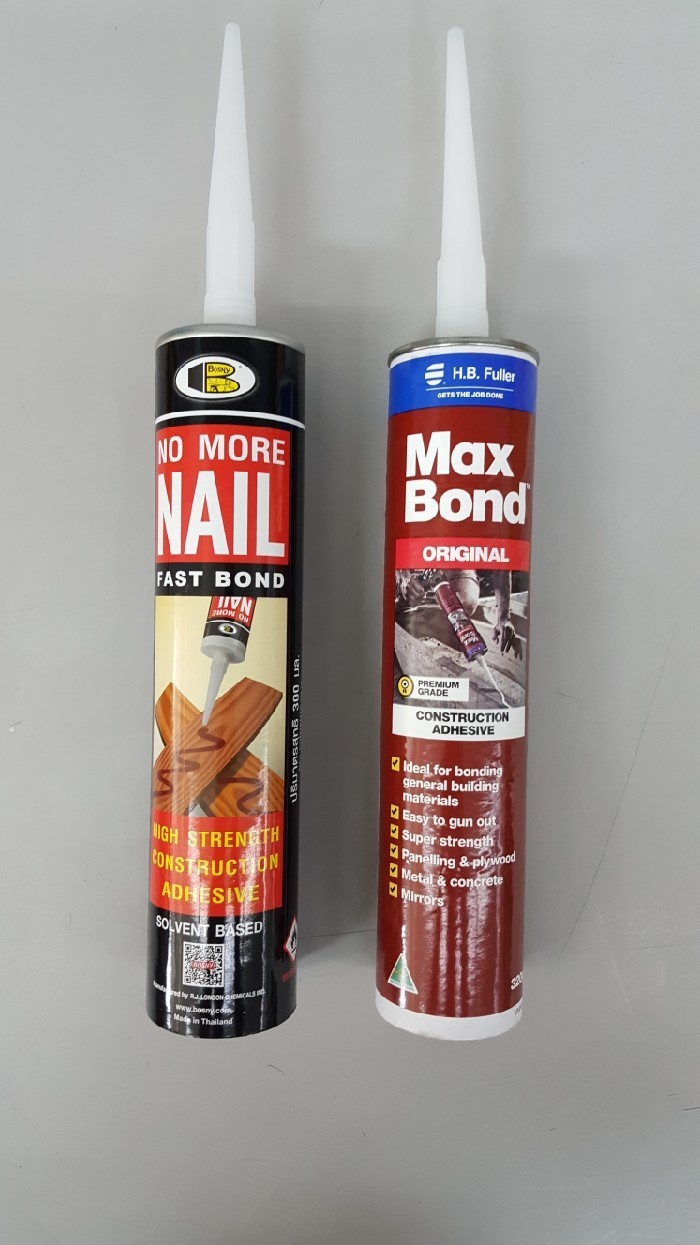 กาวตะปู สูตรแห้งไว NO MORE NAIL ขนาด 300 มล. กาวพลังตะปู บอสนี่ Bosny ...