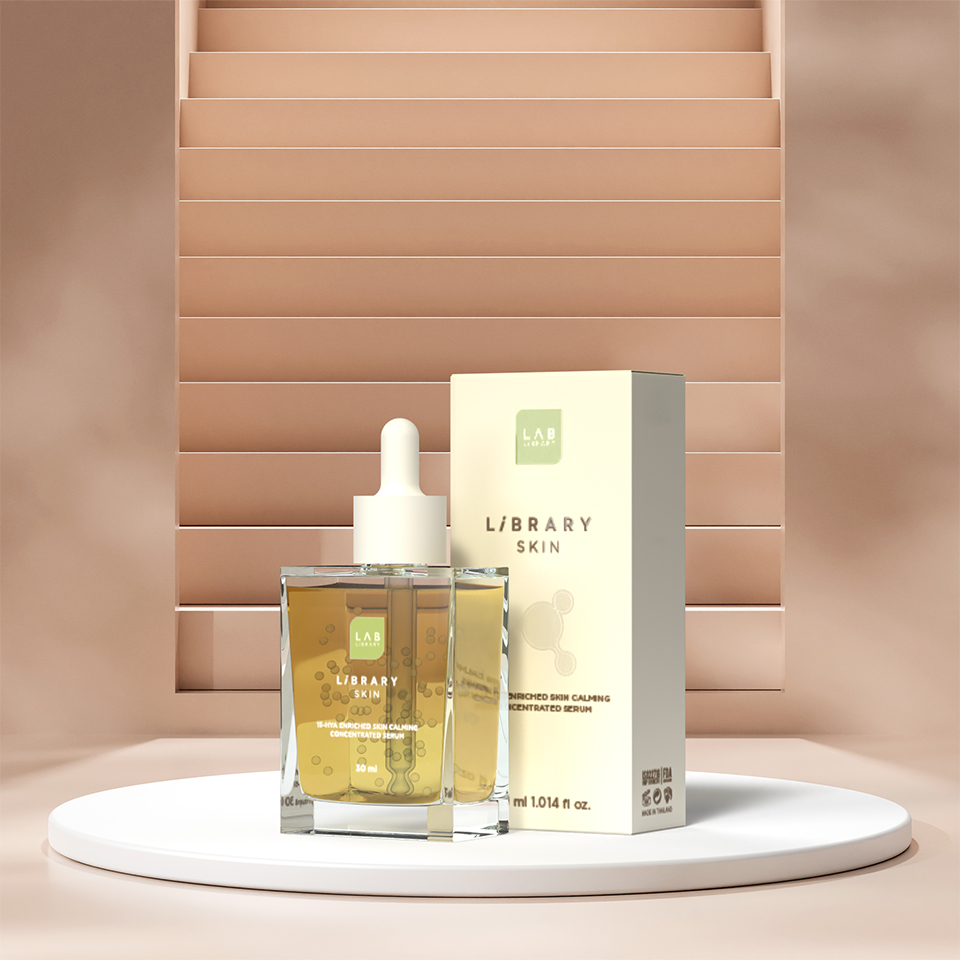 LIBRARY SKIN 15-HYA ENRICHED SKIN CALMING CONCENTRATED SERUM 30ml - เจ๊จะขาย - ThaiPick