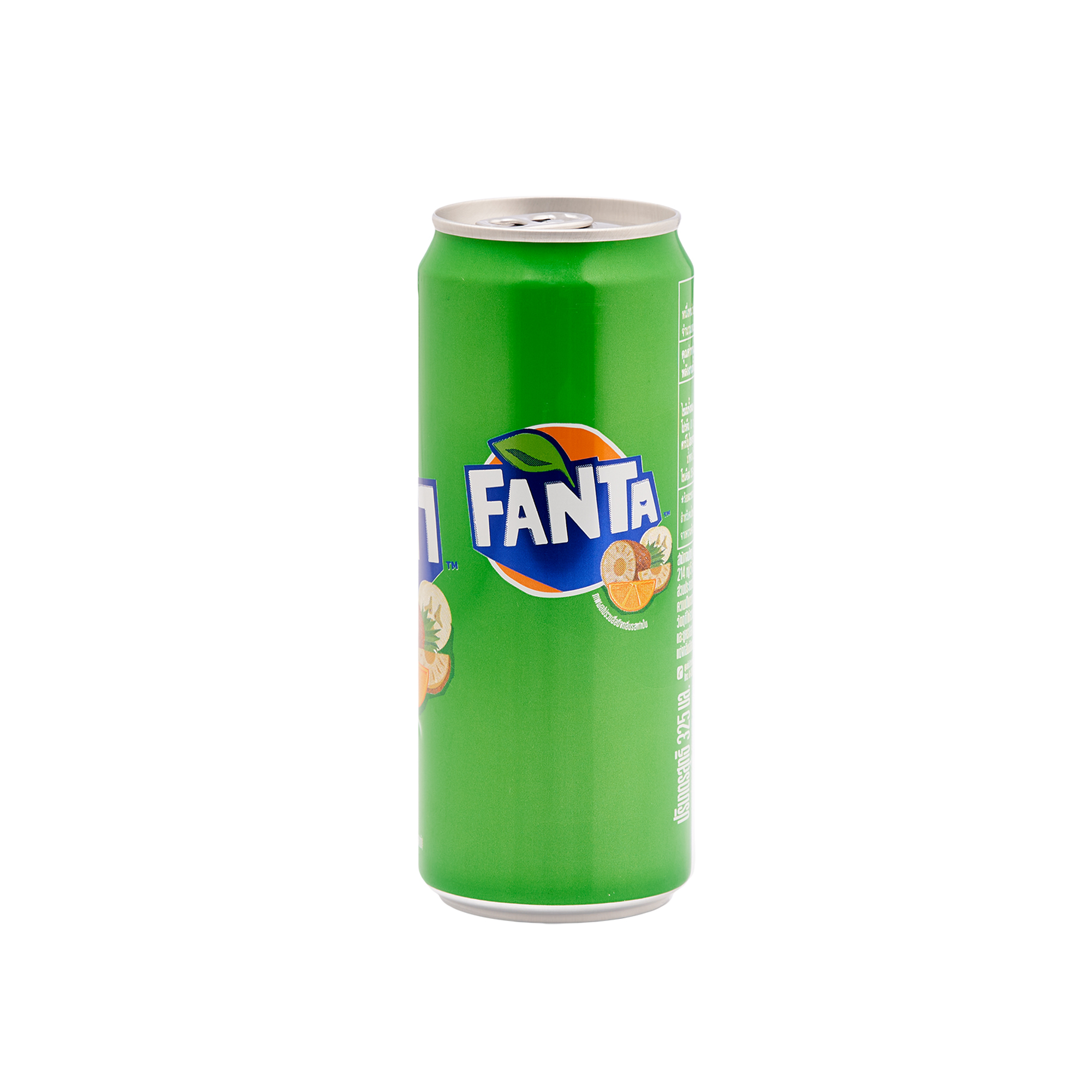 แฟนต้า น้ำอัดลม น้ำเขียว 325 มล. 6 กระป๋อง Fanta Soft Drink Fruit Punch ...