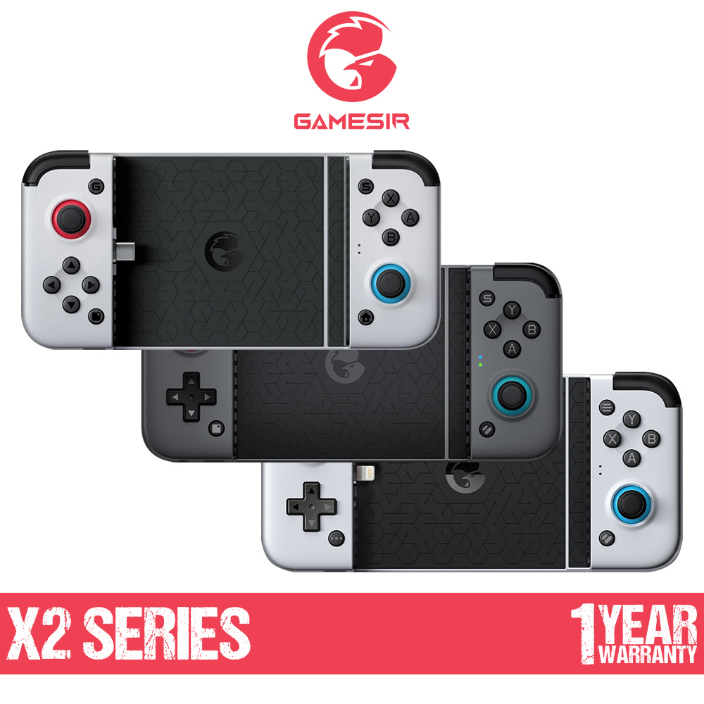 Gamesir X2 Bluetooth Type-C Lightning Gaming Controller จอยเกมมือถือ จอยเกมไร้สาย จอยเกมมีสาย ...