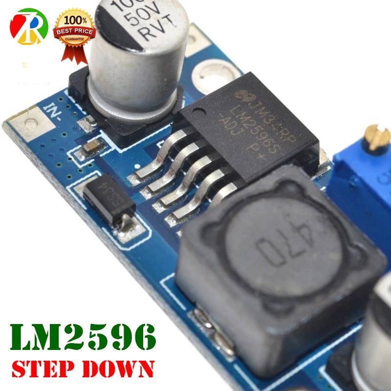 LM2596 Module (3A) โมดูลเรกูเลเตอร์ ปรับลดแรงดันไฟ DC-to-DC Step Down ...
