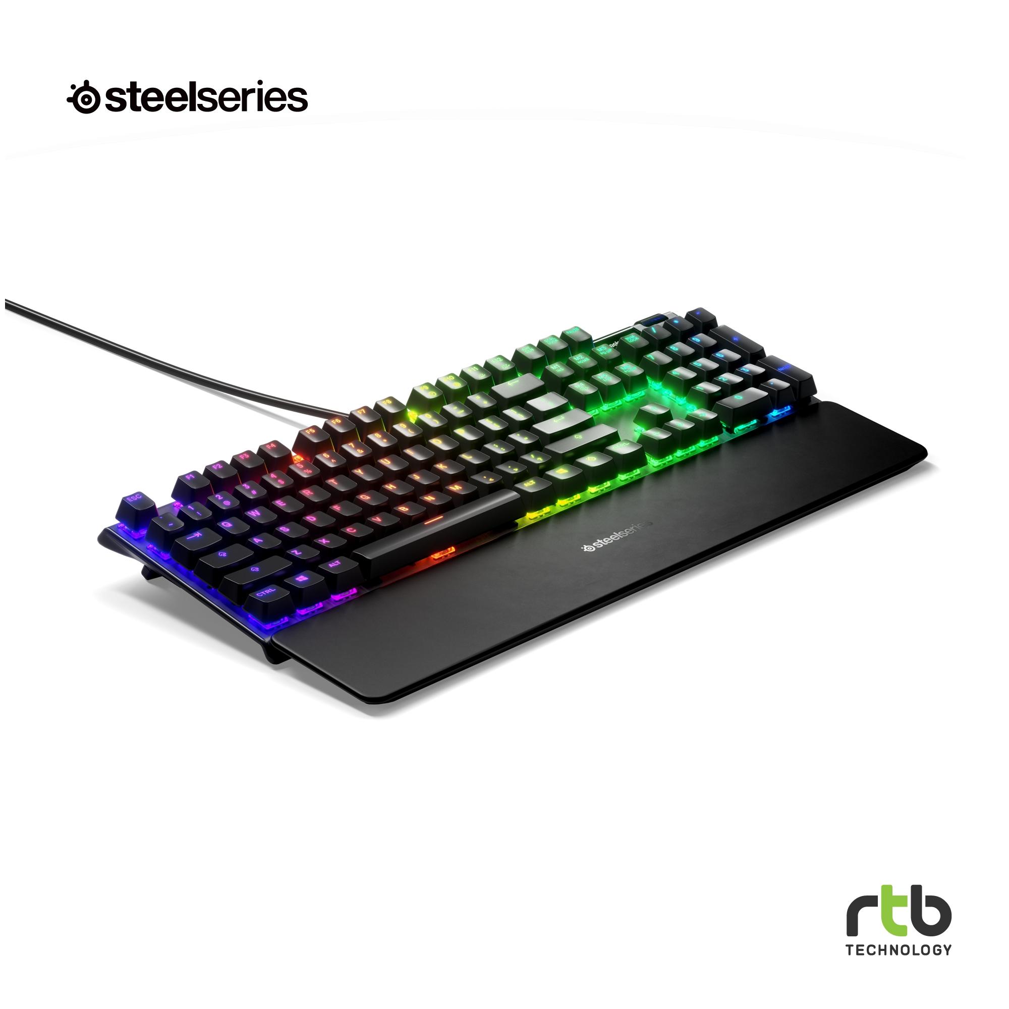 SteelSeries คีย์บอร์ดเกมมิ่ง RGB รุ่น Apex Pro (Keycap Thai) - RTB - ThaiPick