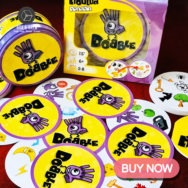 ด็อบเบิล [Spot it!] Dobble (Thai Version) board game บอร์ดเกม boardgame ...