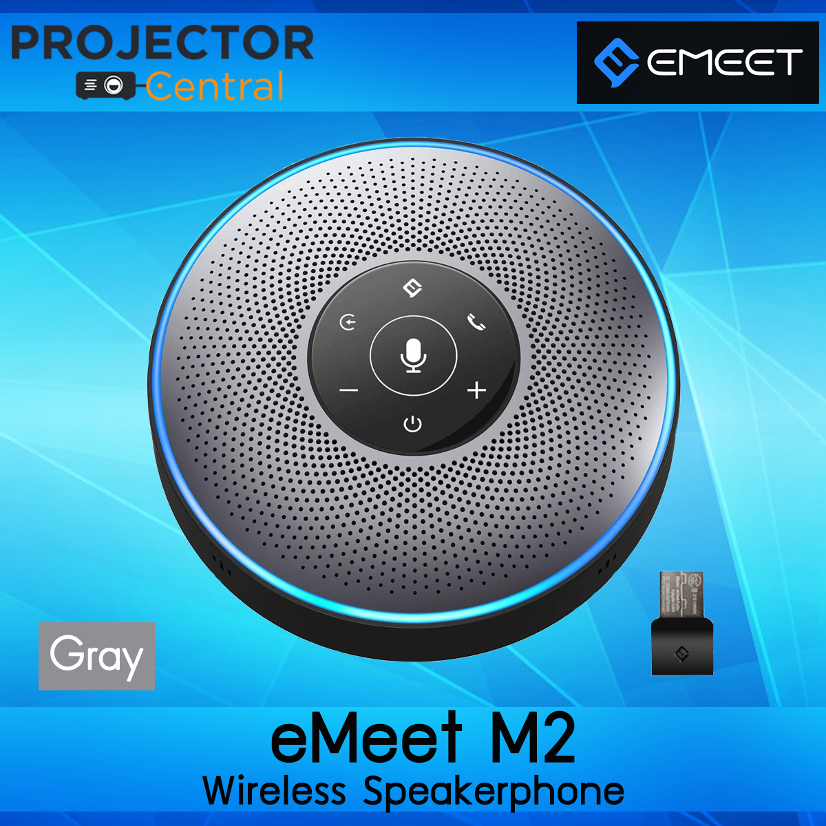 eMeet M2 - USB Wireless Speakerphone - Conference Bluetooth ...