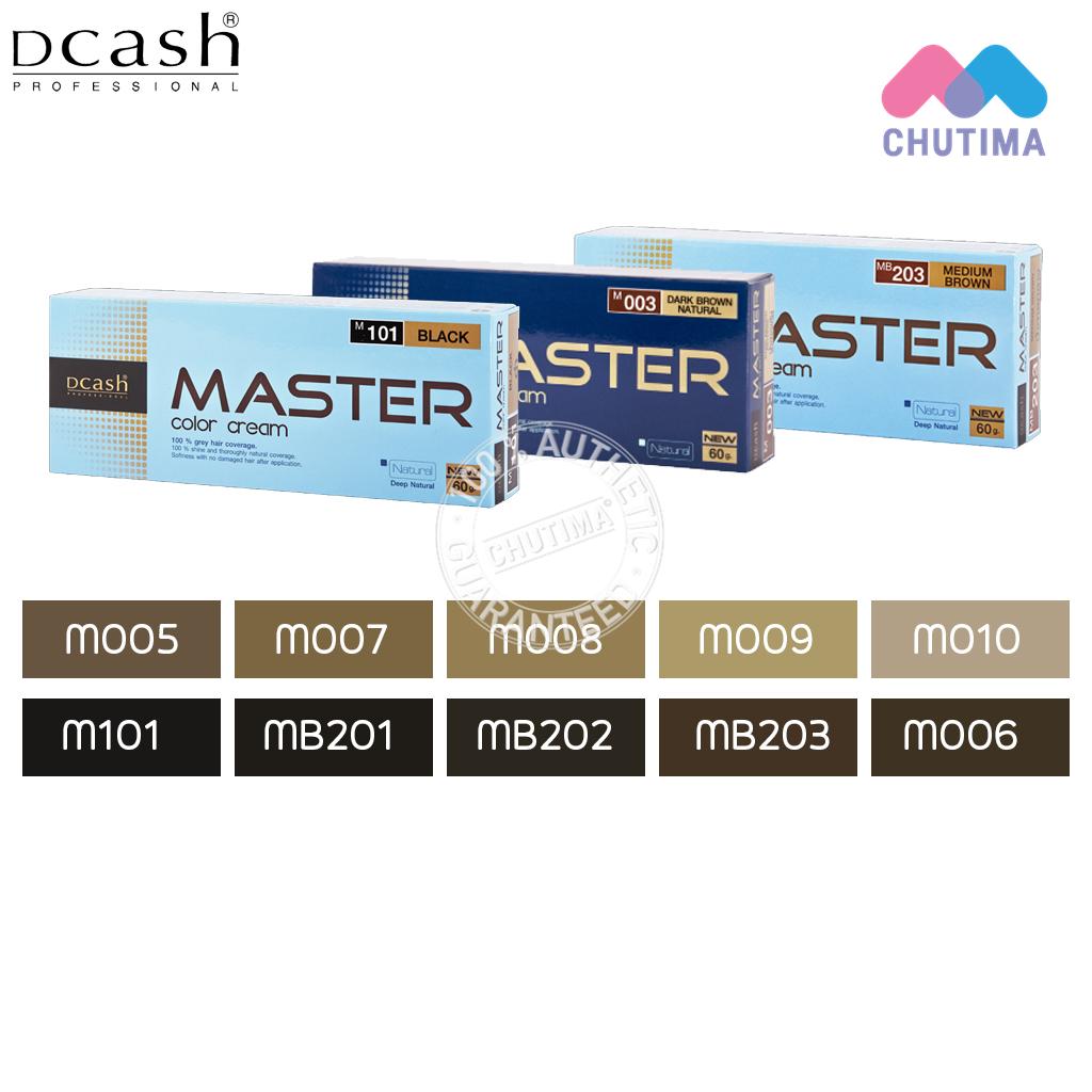 ดีแคช โทนธรรมชาติ โปรเฟสชั่นนอล มาสเตอร์ คัลเลอร์ ครีม 60 กรัม DCASH ...