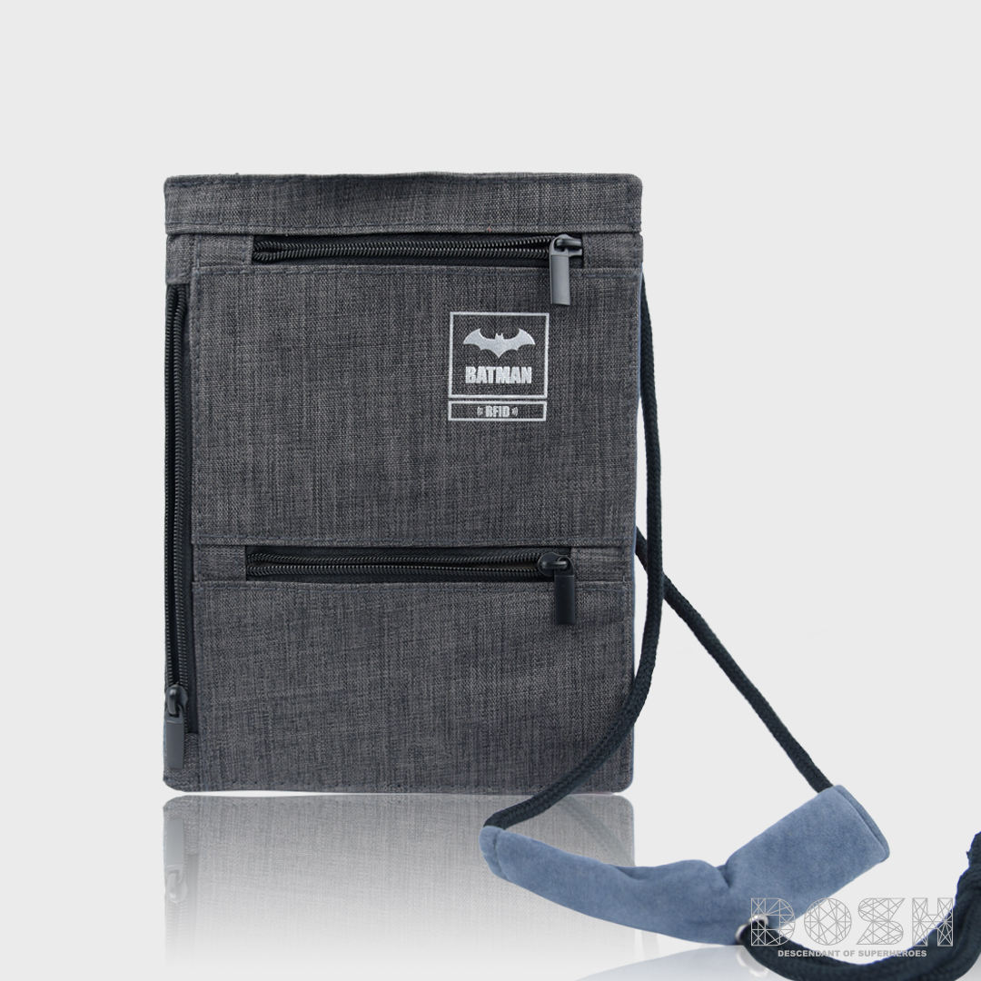 DOSH BAGS SECURITY NECK WALLET BATMAN สีเทา EBMAB5009-GY | Lazada.co.th