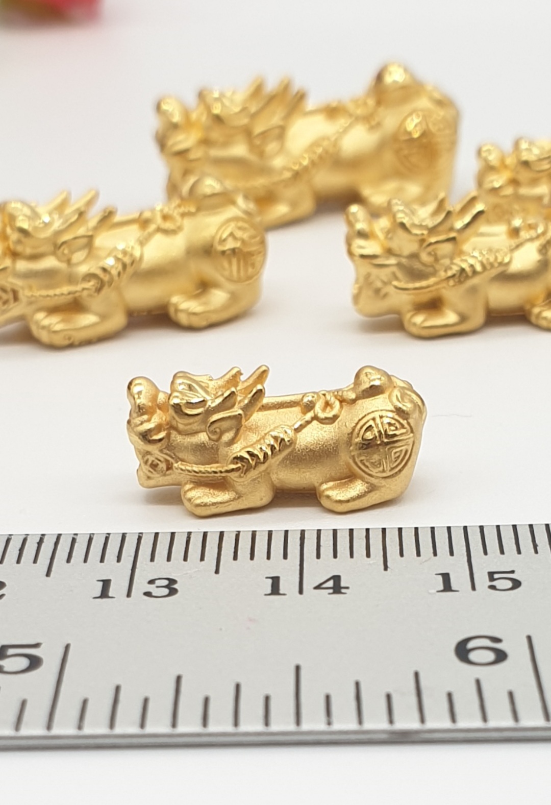 ตัวปี่เซียะสำหรับงาน DIY ตัวปี่เซียะทองคำแท้ นน.เฉลี่ย 0.90-1g ขายได้ ...