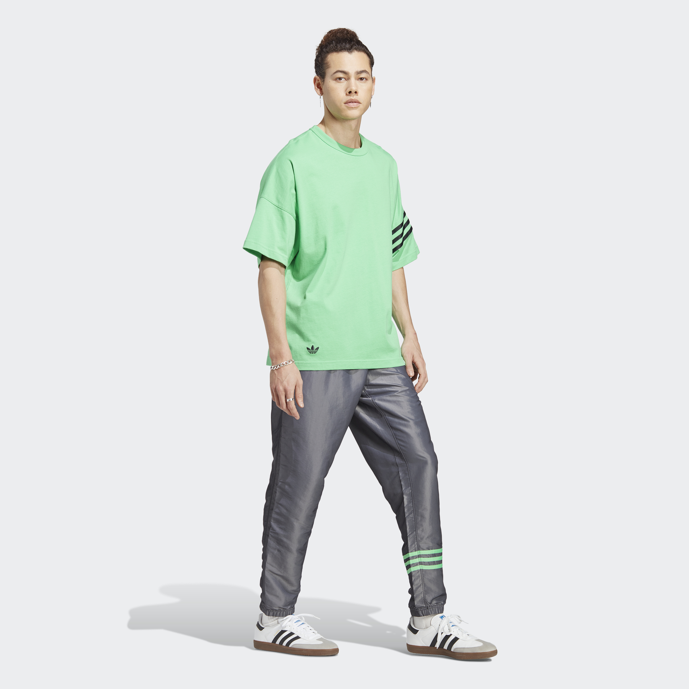 adidas ไลฟ์สไตล์ กางเกงแทรค Adicolor Neuclassics ผู้ชาย สีดำ HR3288 ...