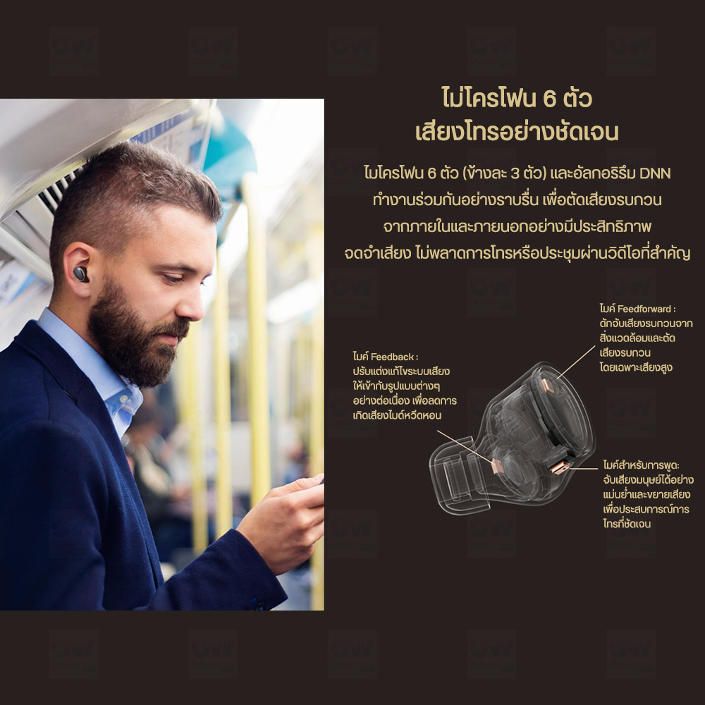 1MORE Omthing EVO EH902 True Wireless Earbuds หูฟังบลูทูธไร้สาย ANC ...
