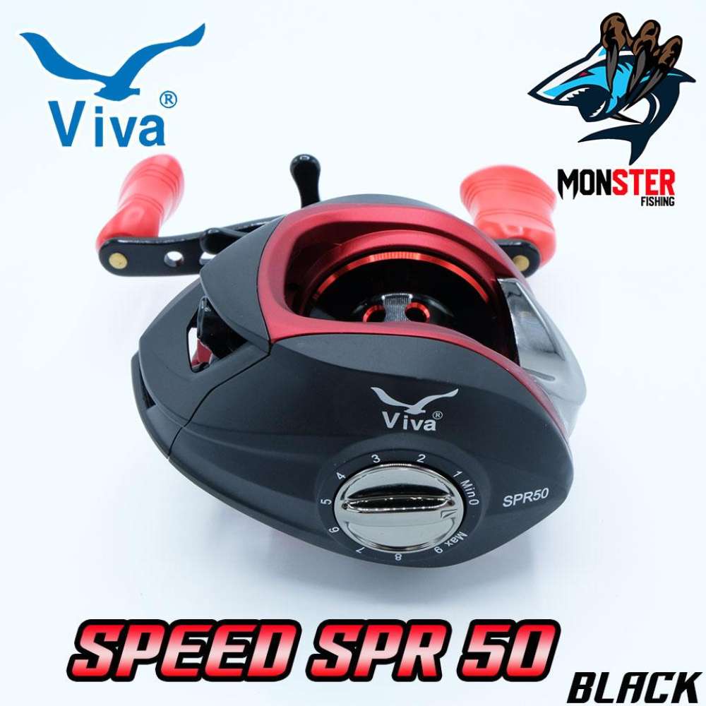 รอกหยดน้ำ วีว่าสปีด VIVA SPEED SPR50 หมุนขวา (มี 4 สี WHITE/BLACK/BLUE ...