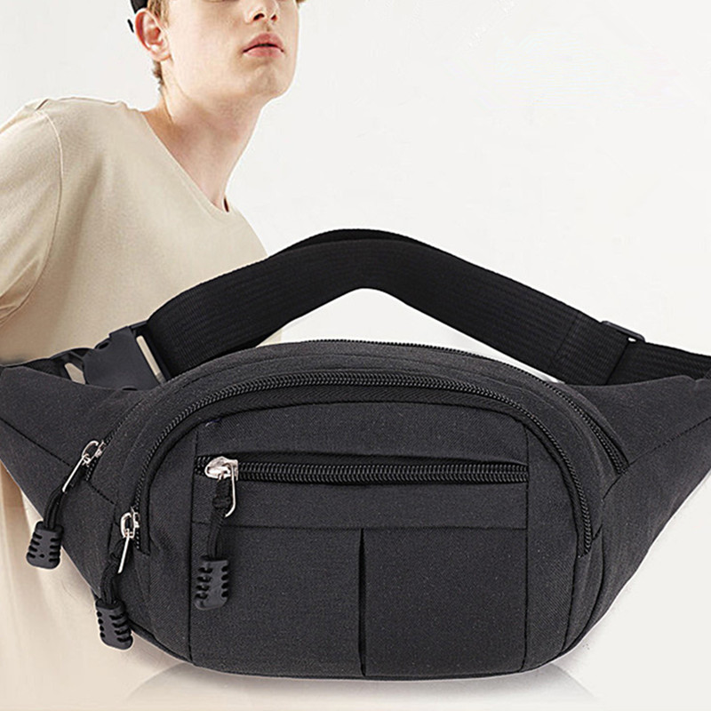 Gray Hip Belly Banana Bum Chest Belt For Men Women Waist Bag Male ...