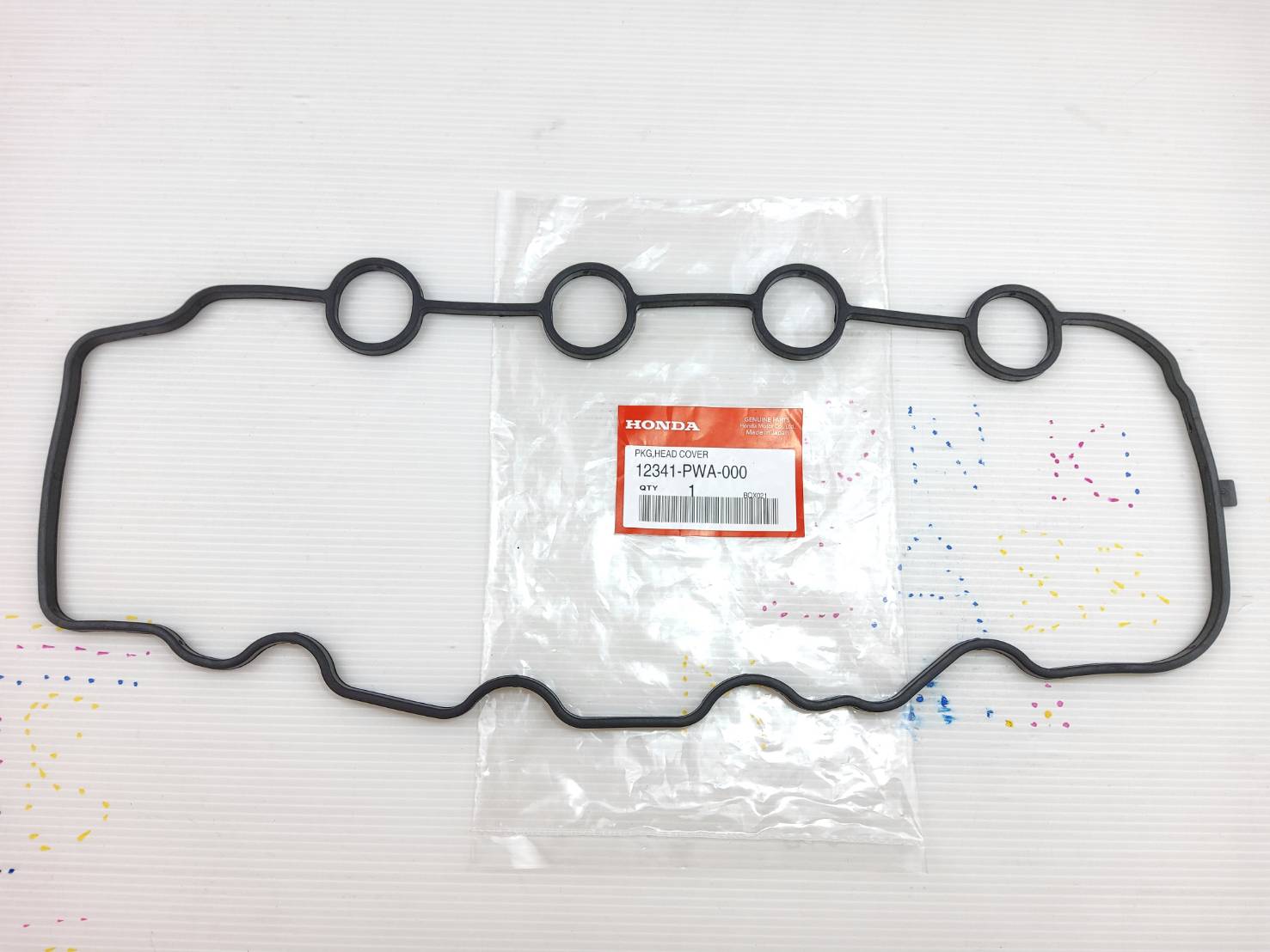 ยางฝาวาล์ว HONDA CITY, JAZZ เครื่อง L15A I-DSI พร้อมกาวทาประเก็น(Black ...