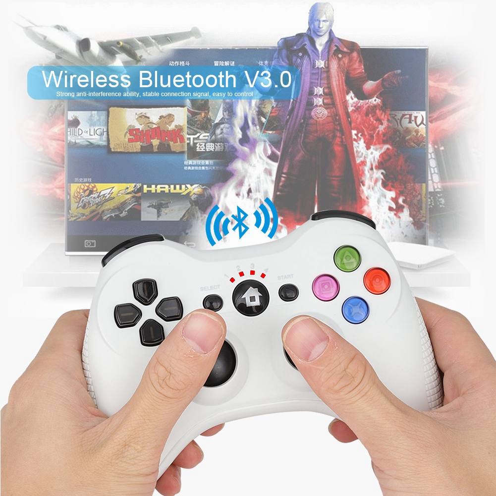 【ห้ามพลาด】ไร้สายสีน้ำเงินแปรงเกมควบคุมไม่มี DELAY สบายจับ Gamepad ...