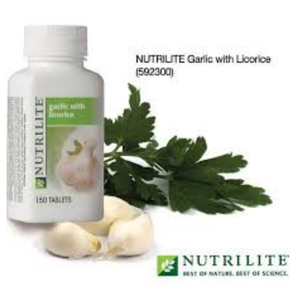 กระเทียม อัด เม็ด Amway NUTRILITE Garlic with Licorice (150 tab ...