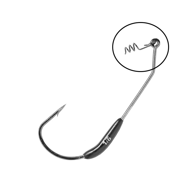 ESFISHING 50PCS Fishing Hook Connector Soft Bait Spring Centering Pins ...