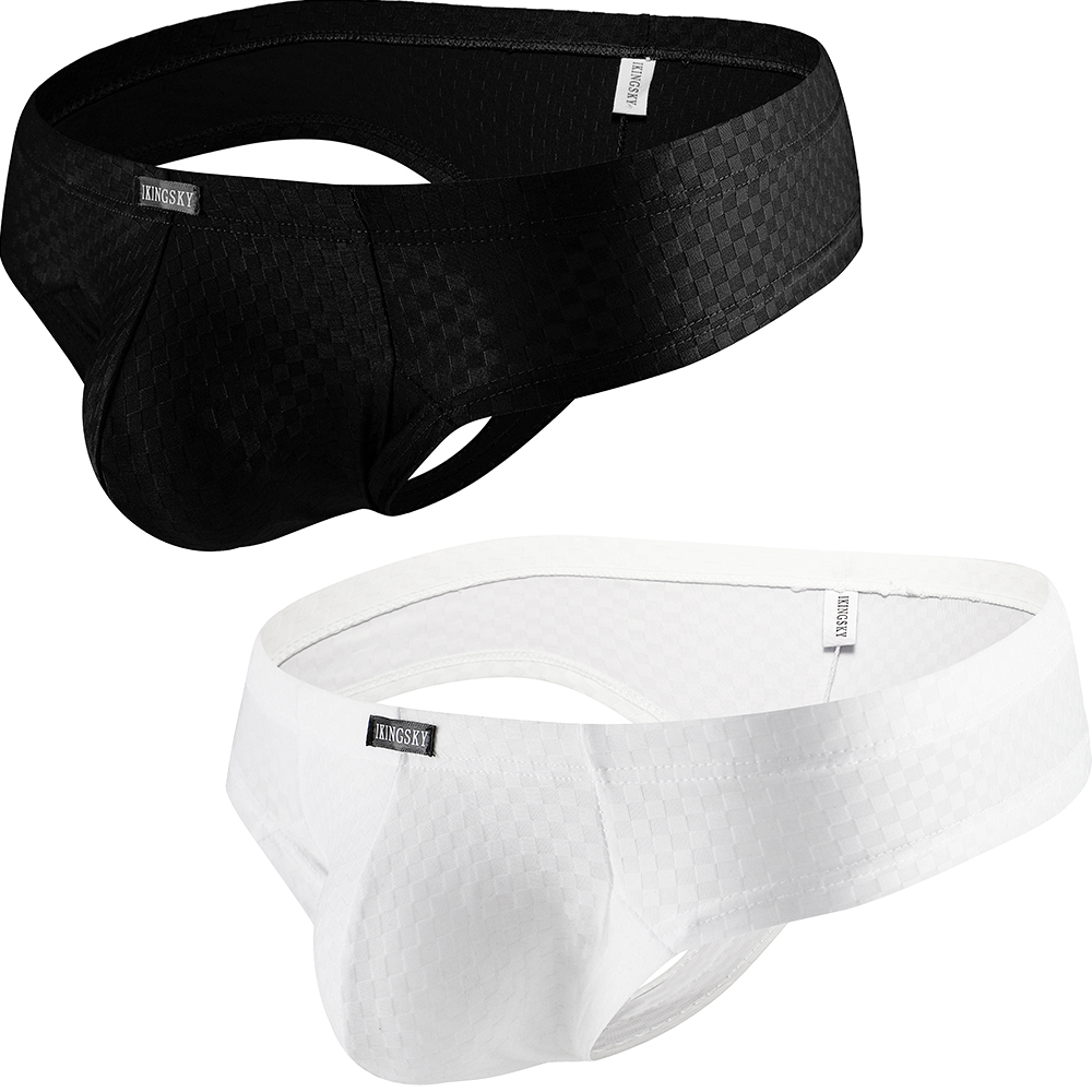IKingsky ผู้ชาย Cheeky นักมวยกางเกงเซ็กซี่บราซิลด้านหลังบุรุษชุดชั้นใน ...