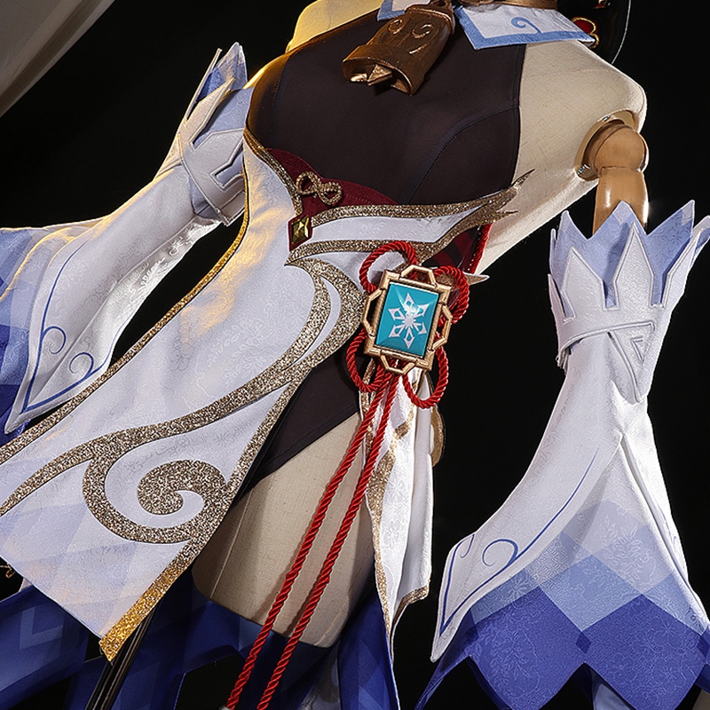 Pre sale Anime Genshin Impact Ganyu Cosplay Costume Game Suit Dress ...