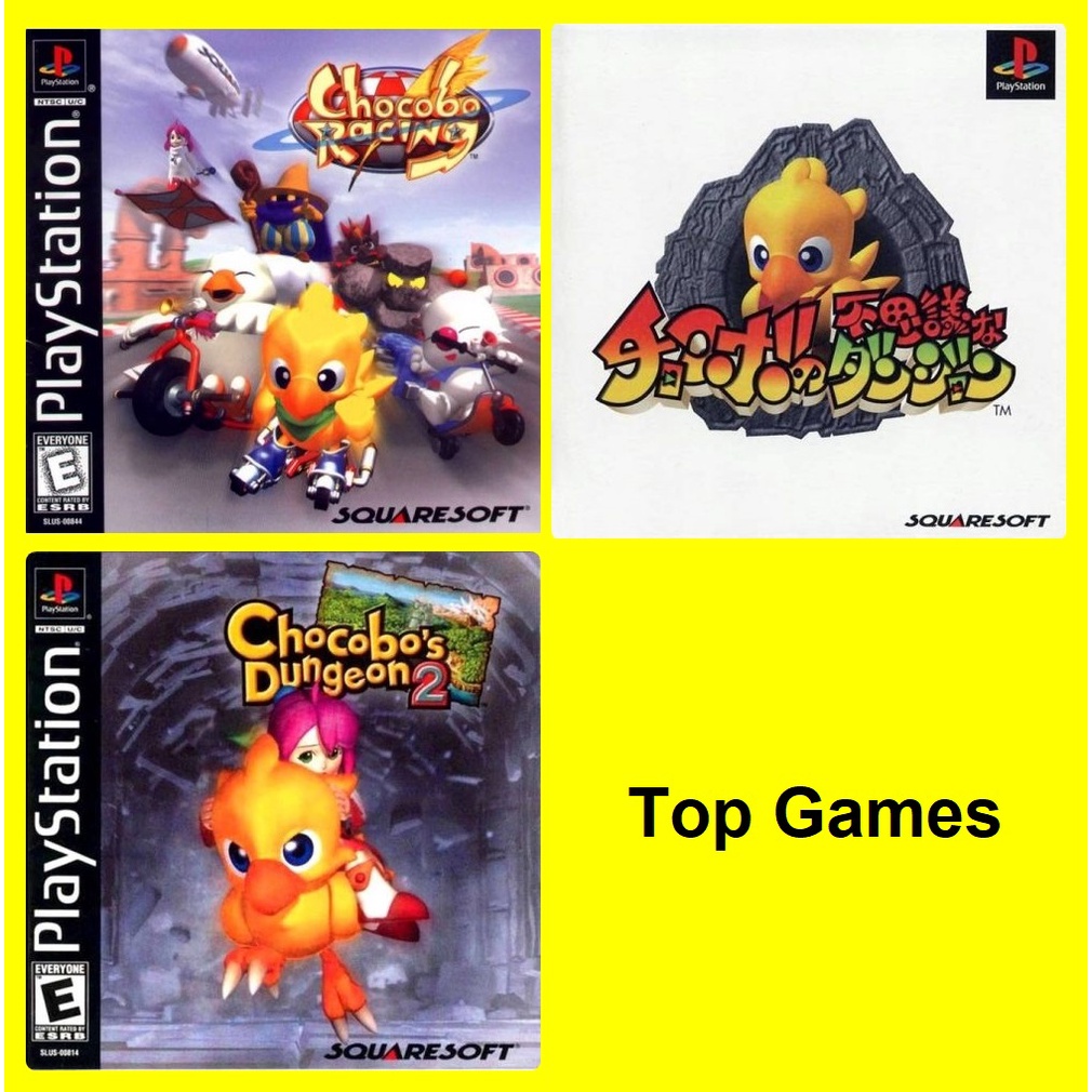 Chocobo Racing Chocobo's Dungeon 1-2 แผ่นเกม PS1 | Lazada.co.th