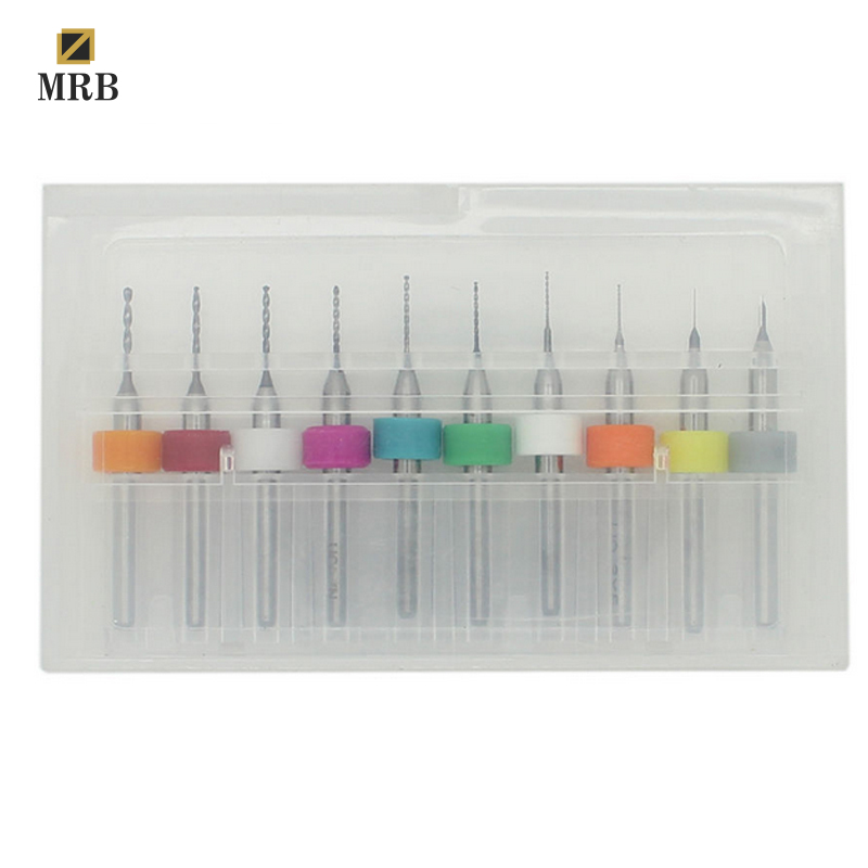 10x 0.1mm - 1mm Carbide PCB Dremel Jewelry CNC Engraving Micro Drill ...