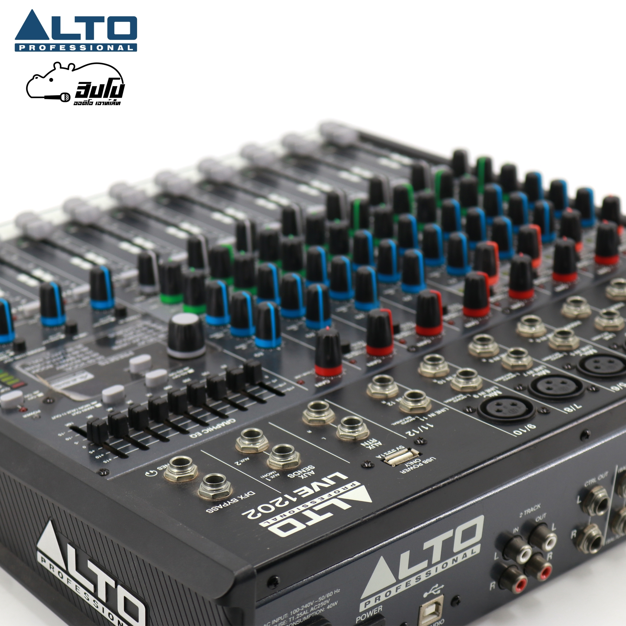 ALTO LIVE1202 Mixer 4Mono 4St with USB สินค้าของแท้รับประกัน บ.นัฐพงษ์ ...
