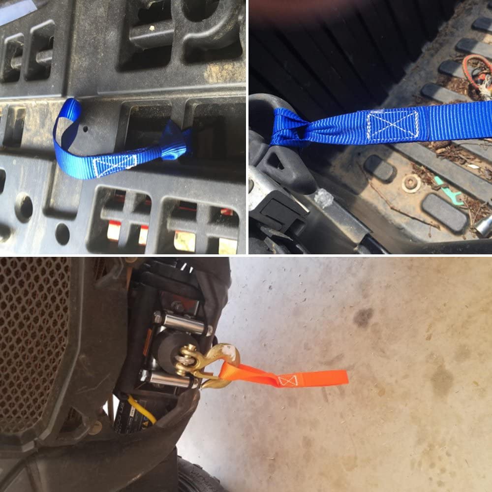 Car Motorcycle Packing Tie Downs Loop Strap Trunk Cargo Luggage Fixed ...