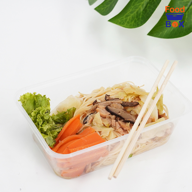 500ml 650ml 750ml1000ml 1500mlกล่องพลาสติก(300ชิ้นลัง)F กล่องเบนโตะ กล่องเหลี่ยม กล่องไมโครเวฟ ...