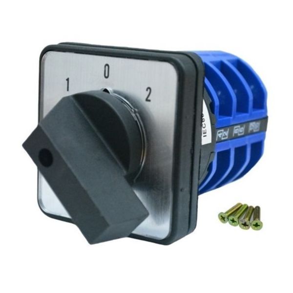 ซีเล็คเตอร์สวิทช์ สวิทช์บิด 60x60มม. 3P 1-0-2 32A 380VAC Selector ...