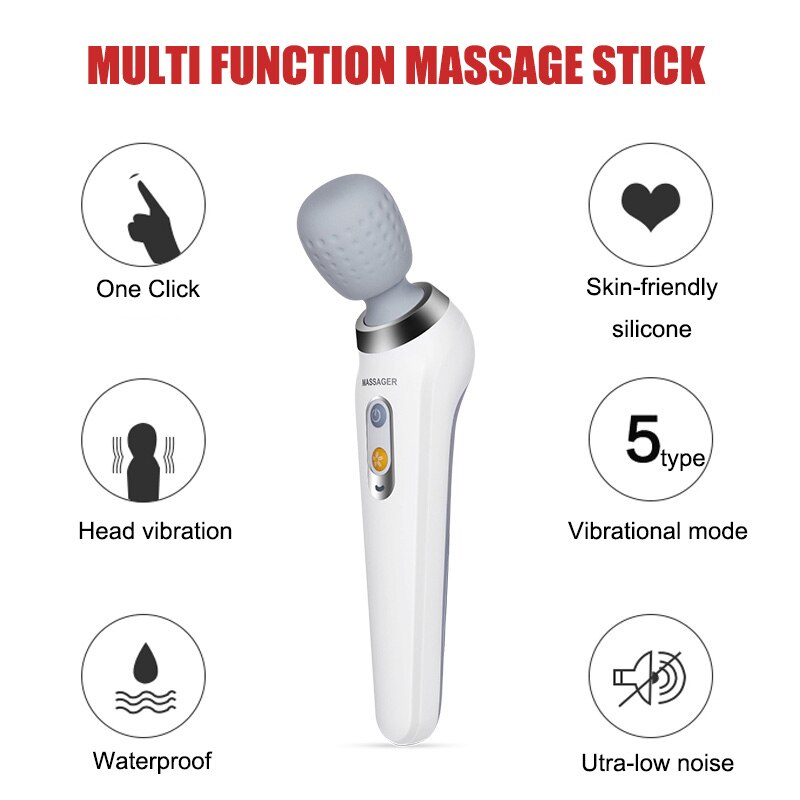 Electric Wireless Neck Massage Vibratin Tools Equipments Smart Wireless ...