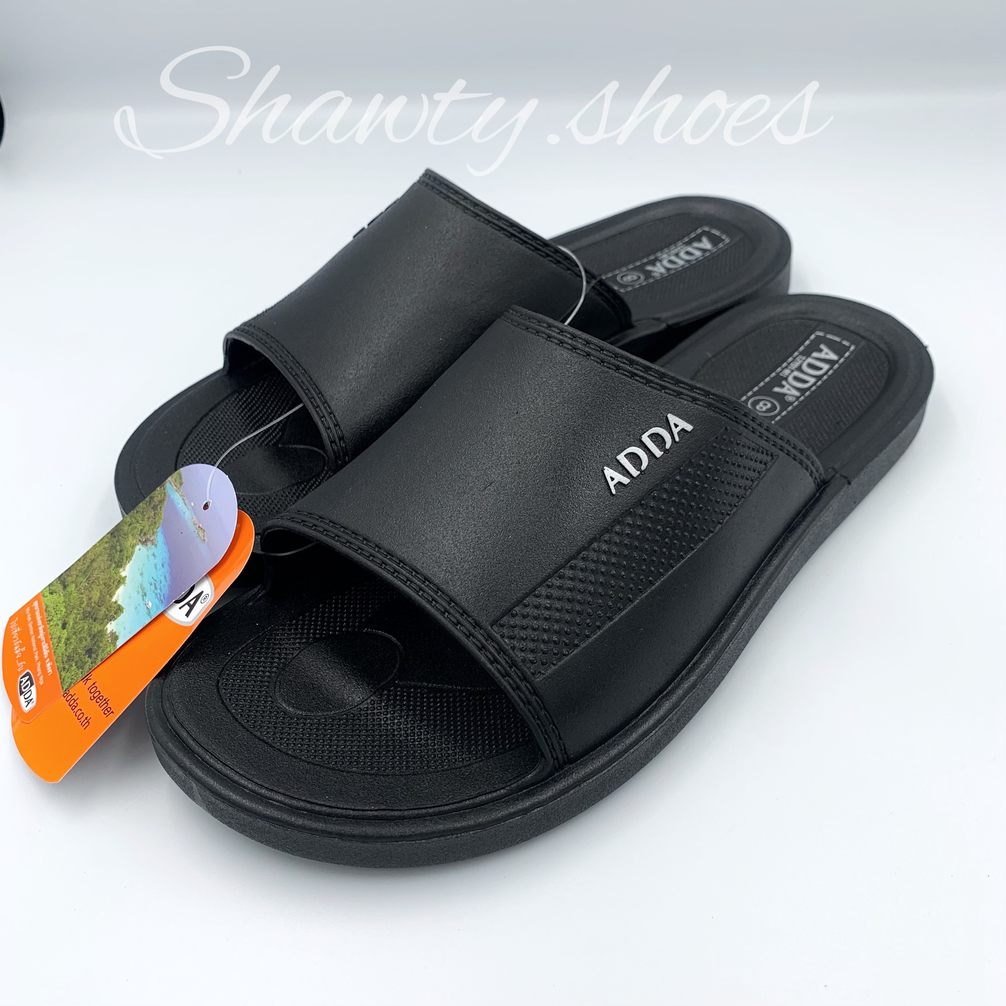 รองเท้าแตะผู้ชาย แบบสวม ADDA แท้💯 รุ่น 12Y01 (Size 7-10) | Lazada.co.th