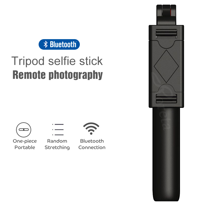 [newcn] 3 In 1 Wireless Bluetooth Selfie Stick Foldable Mini Tripod