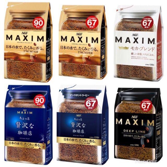 กาแฟ AGF MAXIM refill 135g สีขาว(67) กาแฟ Maxim Coffee แม็กซิม รีฟิว หมดอายุ 2021 - Gimyong by ...
