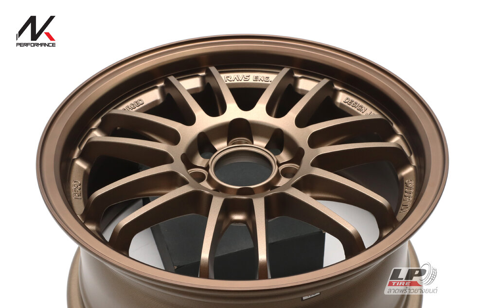 ล้อแม็ก NK Performance รุ่น NK30 ลาย RE30 ขอบ15" 4รู100 สีXMPL/BR2 ...