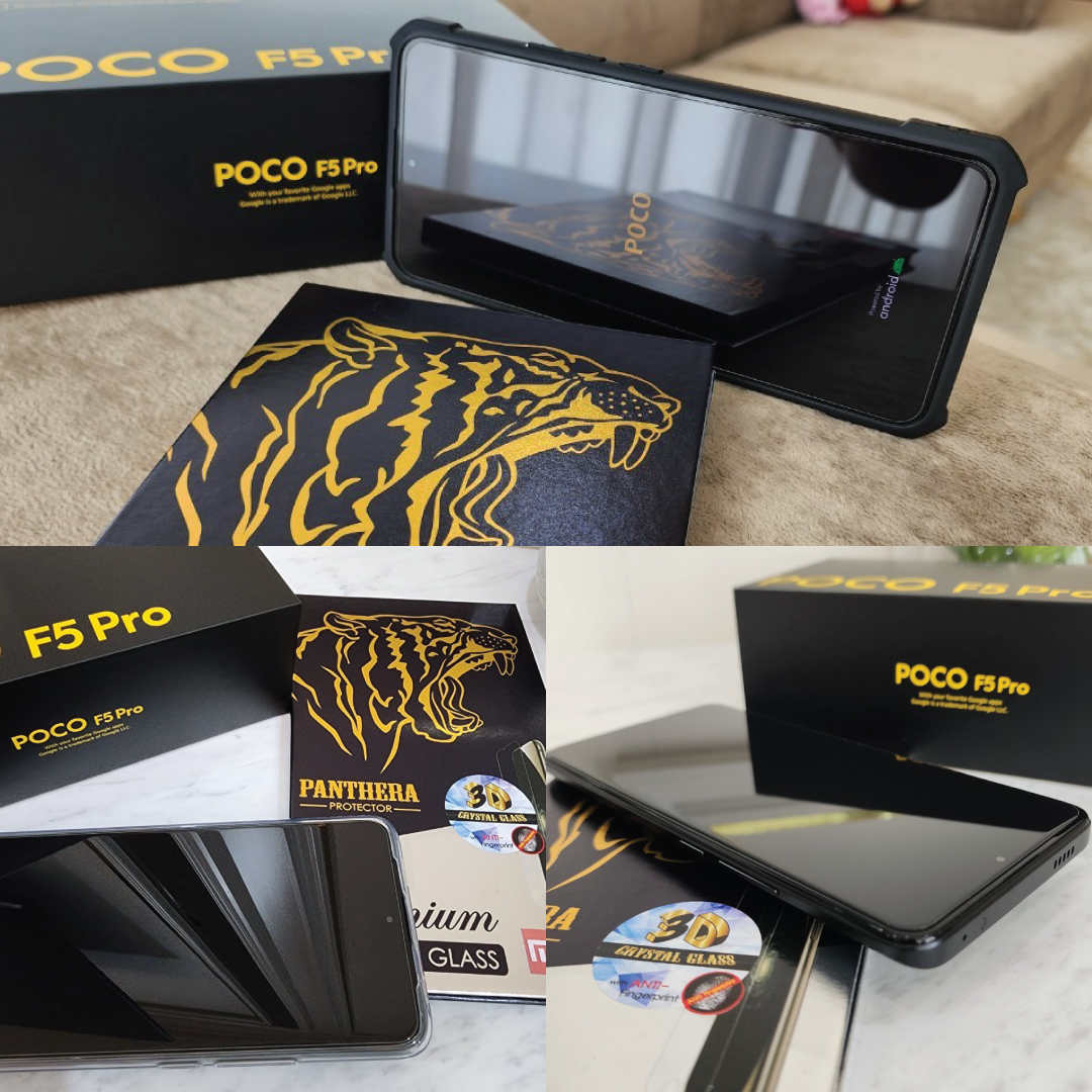 ฟิล์มกระจก Xiaomi Poco F5 / Poco F5 Pro / Poco X5 Pro / Poco X6 / Poco X6 Pro PANTHERA PROTECTOR ...