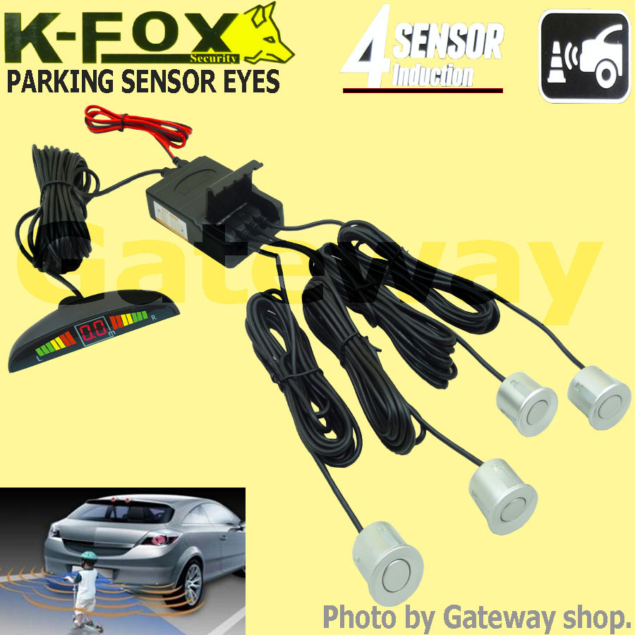 K-Fox เซ็นเซอร์ถอยหลัง 4 จุด เซ็นเซอร์ถอยมีเสียงเตือนและมีจอบอกระยะ มี ...