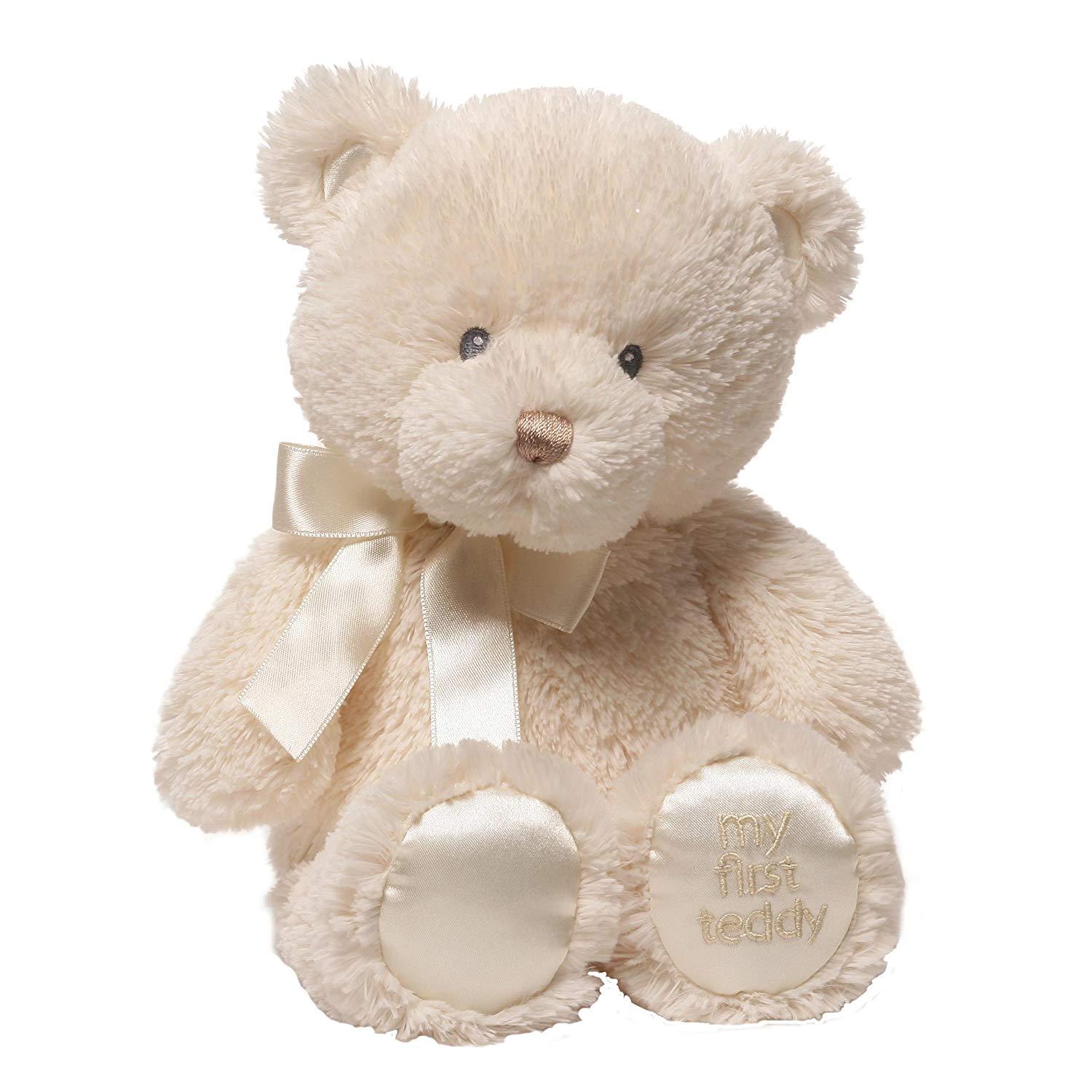 [แจกคูปอง 10%] Gund My First Teddy ตุ๊กตา ตุ๊กตาผ้ารูปหมี สีน้ำตาลครีม ...