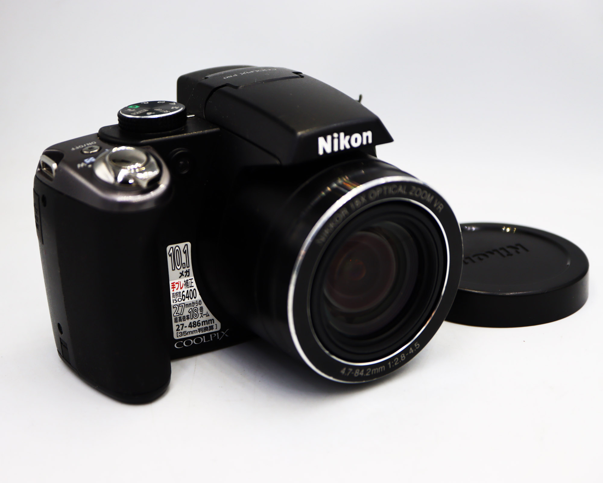 Nikon Coolpix P80 18x optical wide-angle Zoom-Nikkor glass lens Optical ...