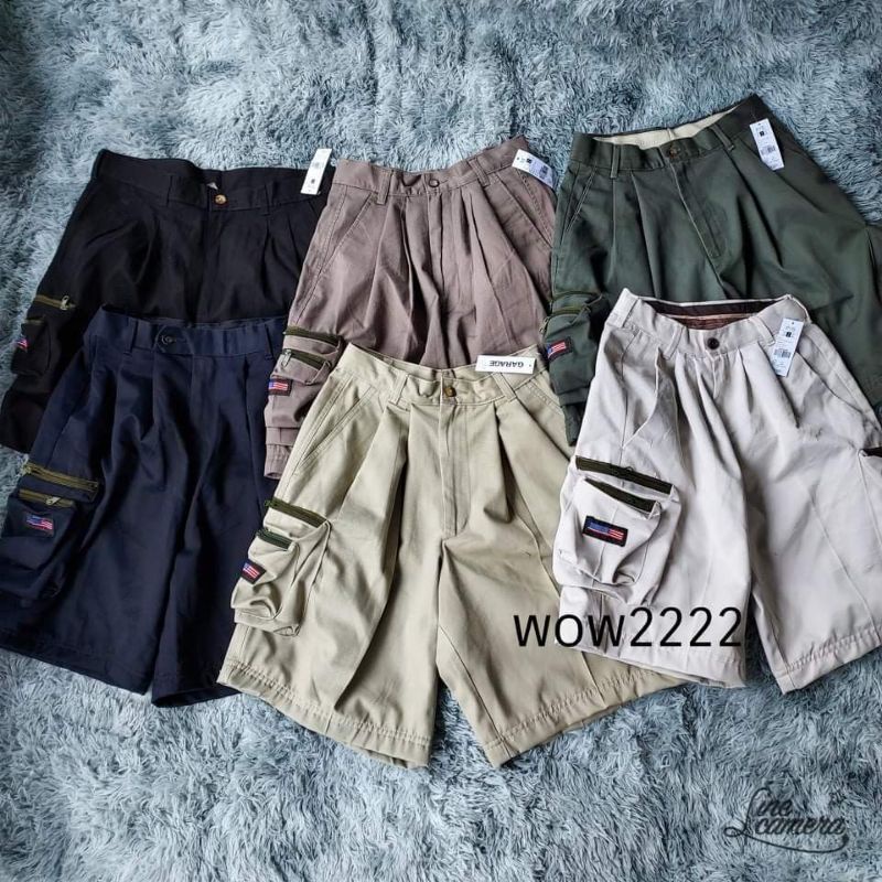 ♖คาโก้ขาสั้นUSA ใส่ได้ทั้งชายและหญิง - ร้านเสื้อผ้าสตรีโฟร์ซีซั่นส์ 4 - ThaiPick