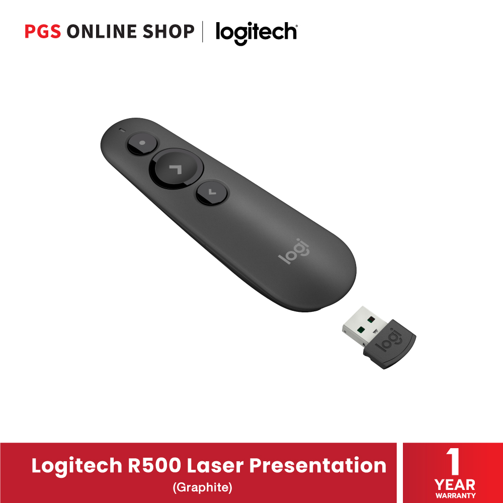 Logitech R500 Laser Presentation รีโมตนำเสนอแบบไร้สาย ช่วยให้การนำเสนอ ...