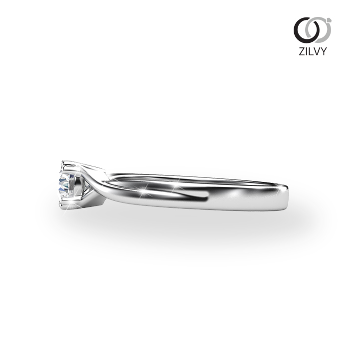 ZILVY แหวนเพชรน้ำร้อย พร้อม GIA ตัวเรือนทองคำขาว - Zilvy - ThaiPick