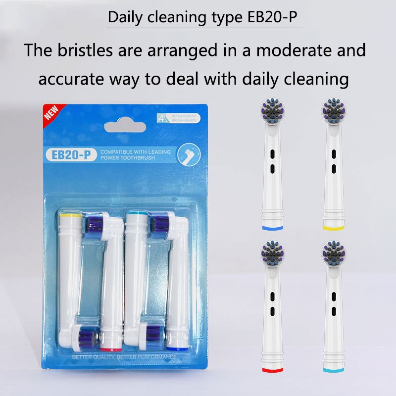 Electric Toothbrush Head For Oral B Toothbrush Replacement Parts Brush ...