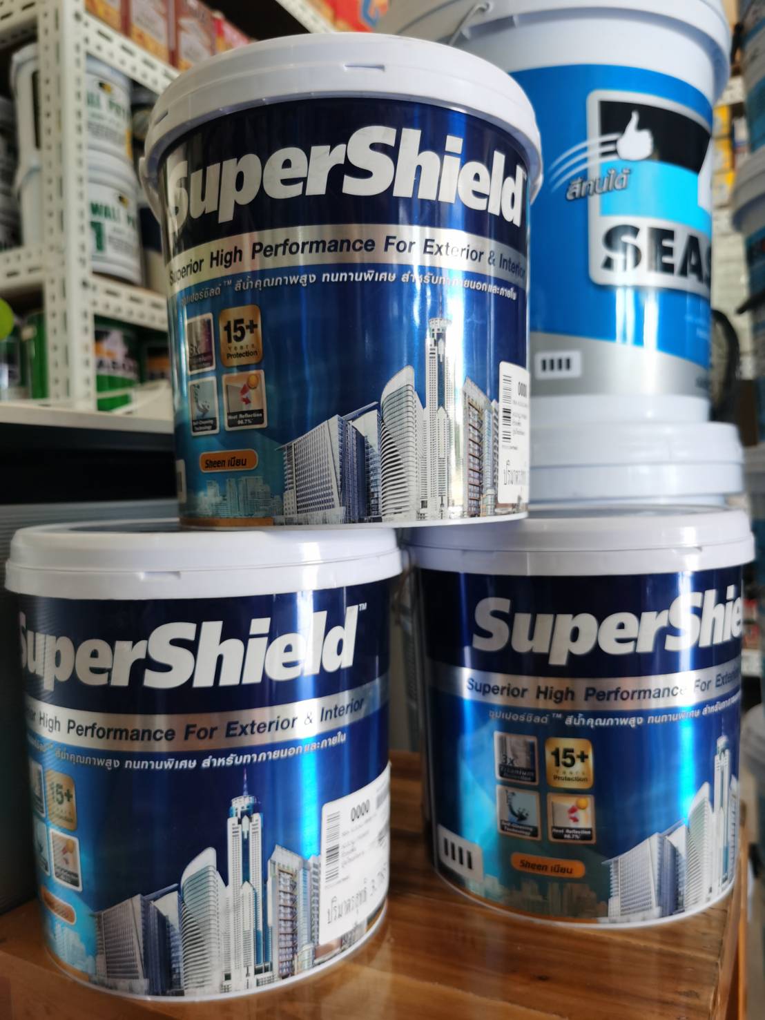 สีรองพื้นปูนใหม่กันด่าง TOA Supershield สีเกรดพรีเมี่ยม ทาง่ายไม่มีสาร ...