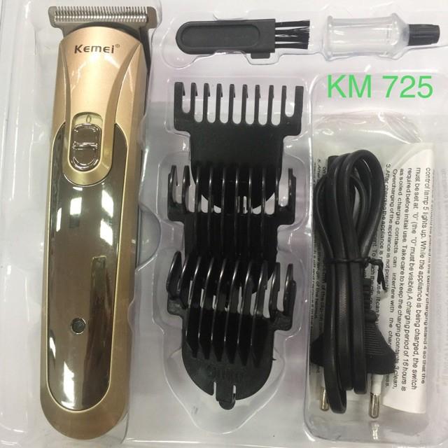 Kemei KM-725 ปัตตาเลี่ยนตัดผม (ฟรีรองหวี 3 เบอร์) - nongnashop - ThaiPick